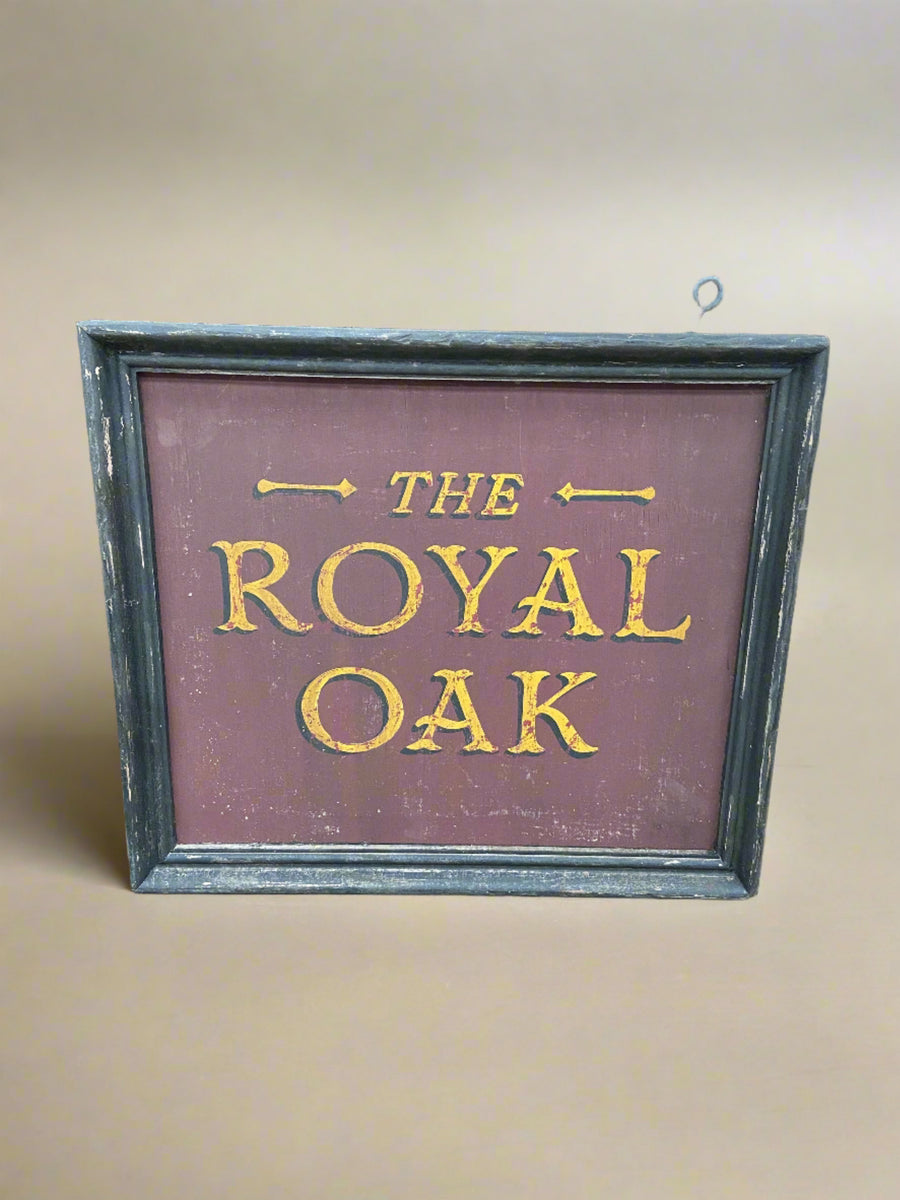 The Royal Oak Framed Sign – Ashwood Props