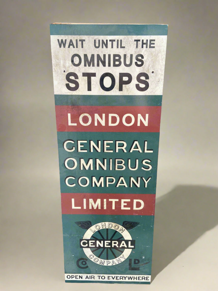 London Omnibus Company Sign – Ashwood Props