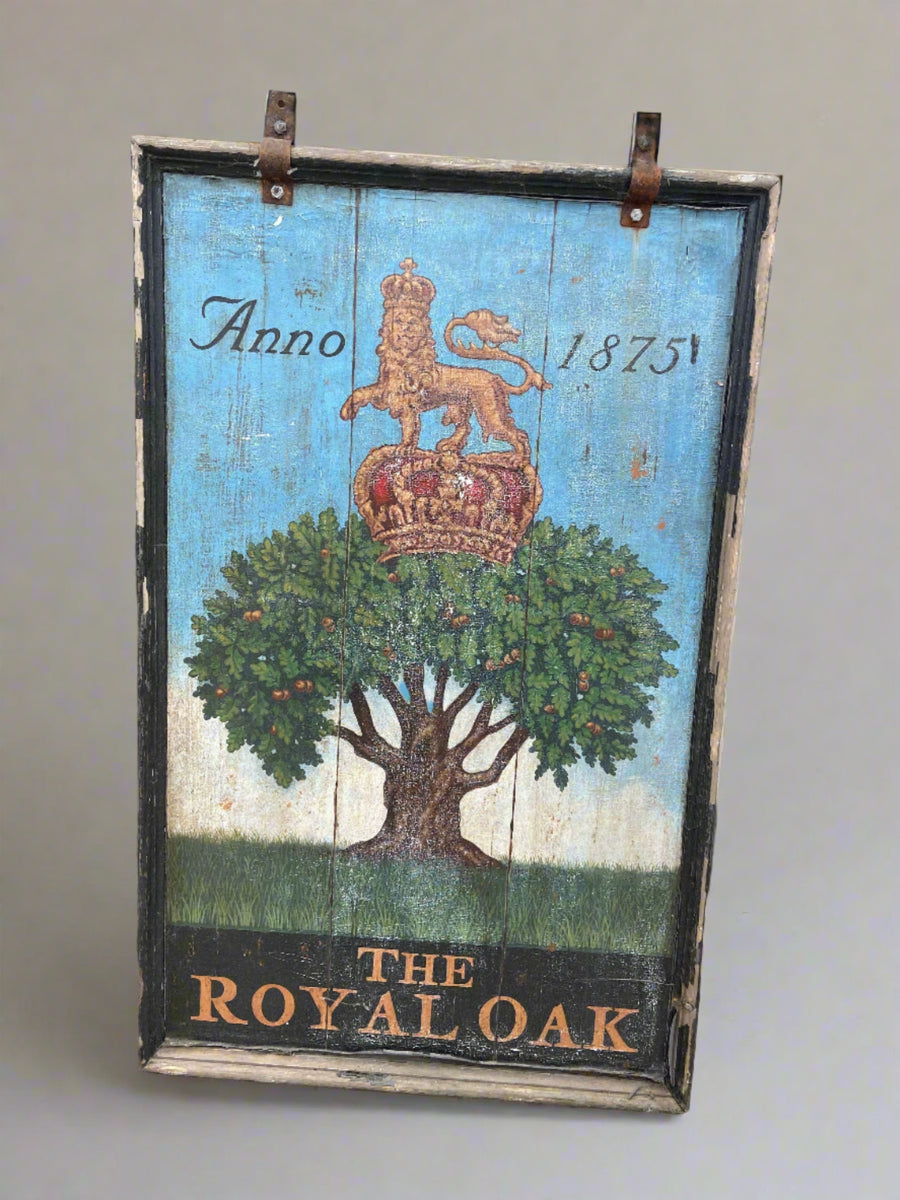 The Royal Oak Painted Tree Sign – Ashwood Props