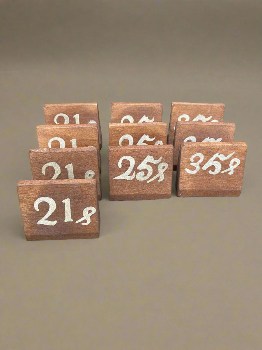 Wooden Price Signs – Ashwood Props