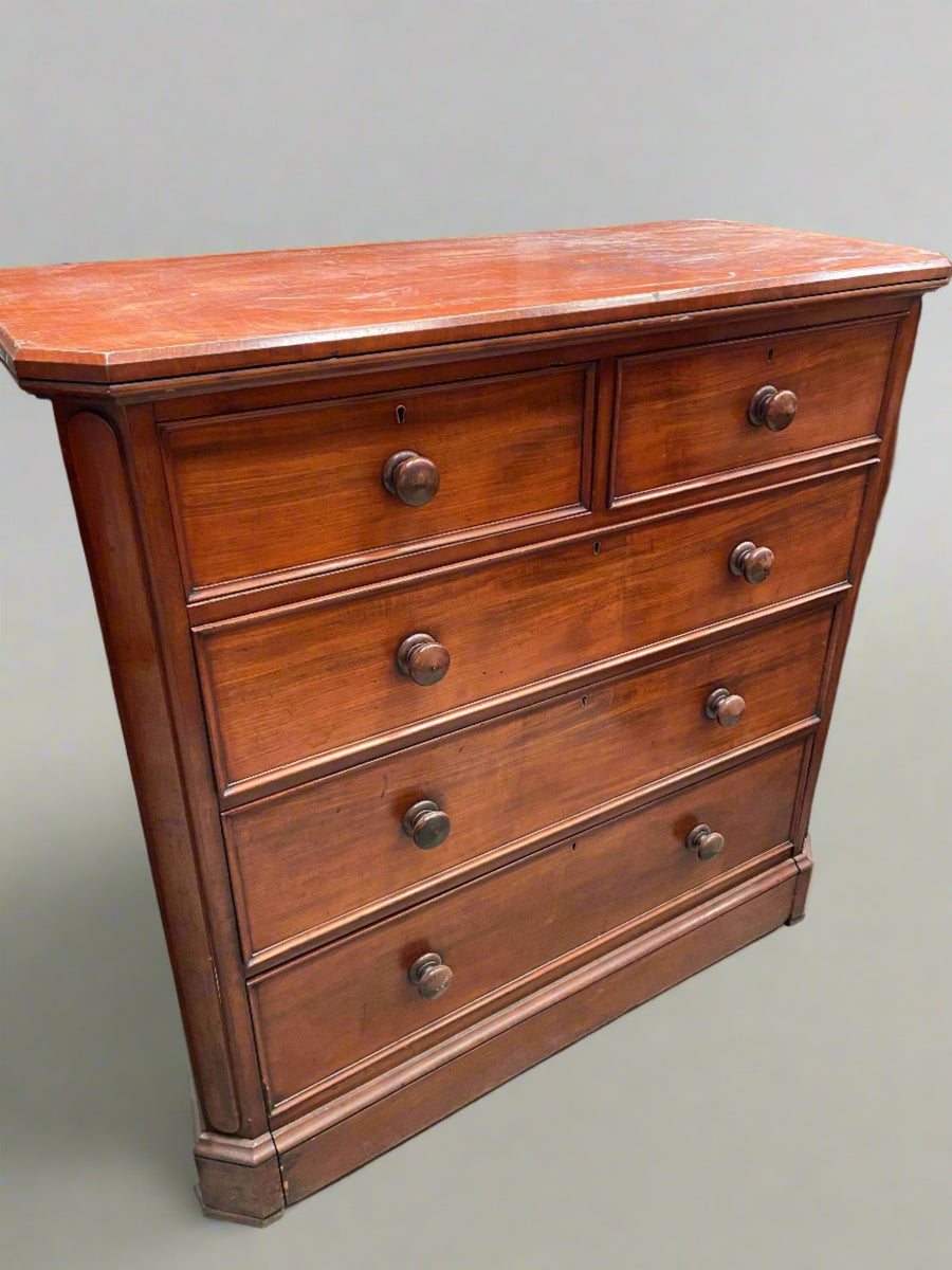 Red Tinted Chest of Drawers – Ashwood Props