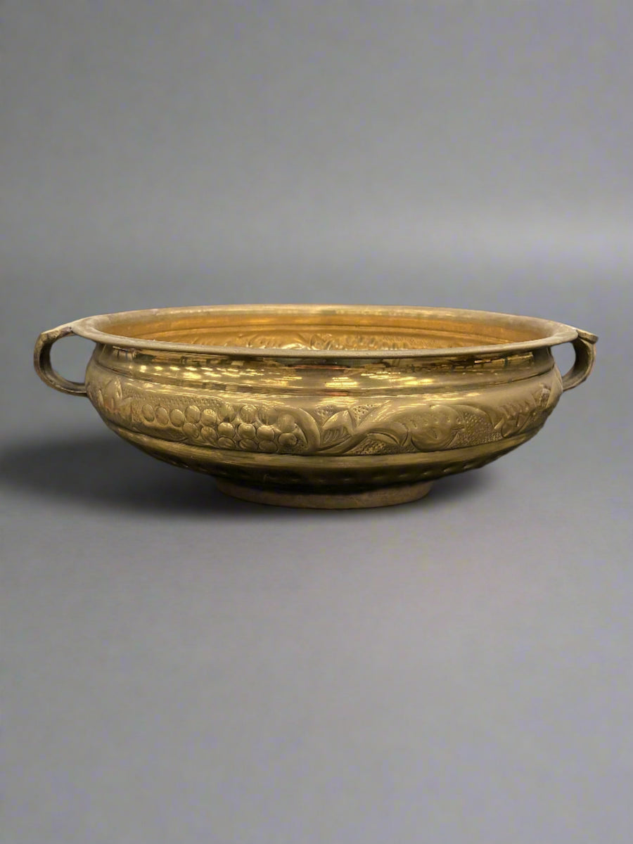 Large Brass Wash Bowl – Ashwood Props