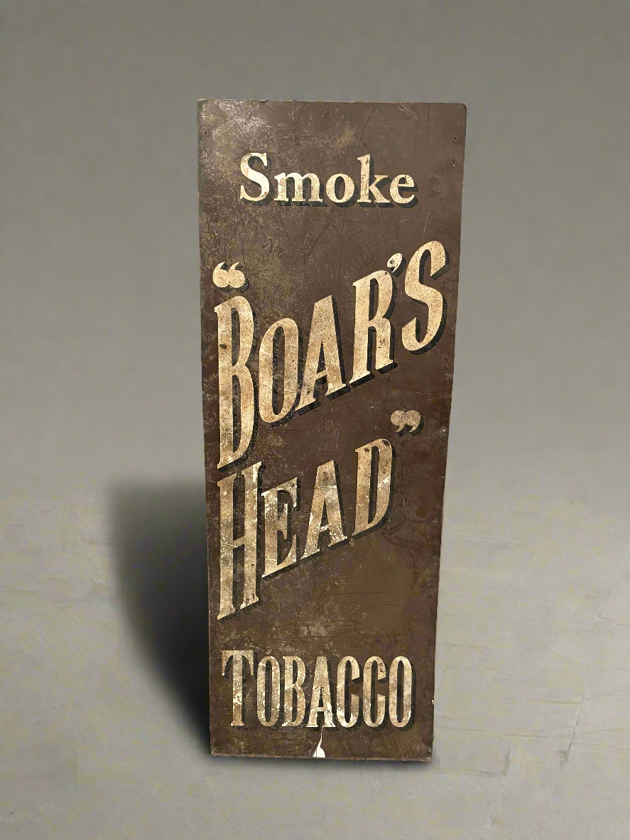 Smoke 'Boar's Head' Tobacco Sign – Ashwood Props