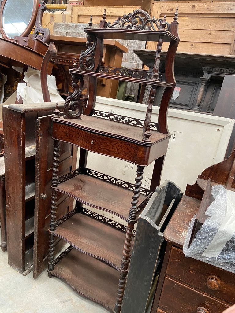 Six Shelf Ornate Unit – Ashwood Props