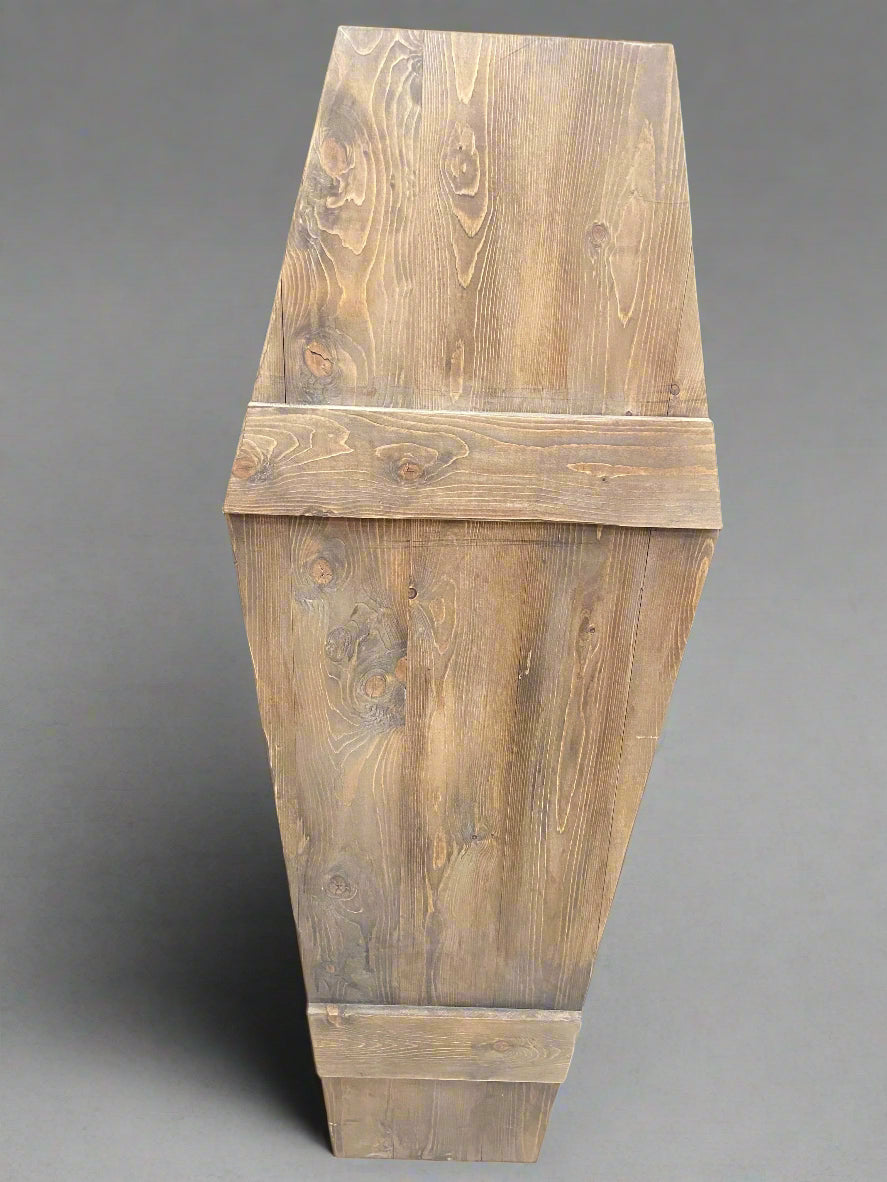 Simple Oak Coffin – Ashwood Props