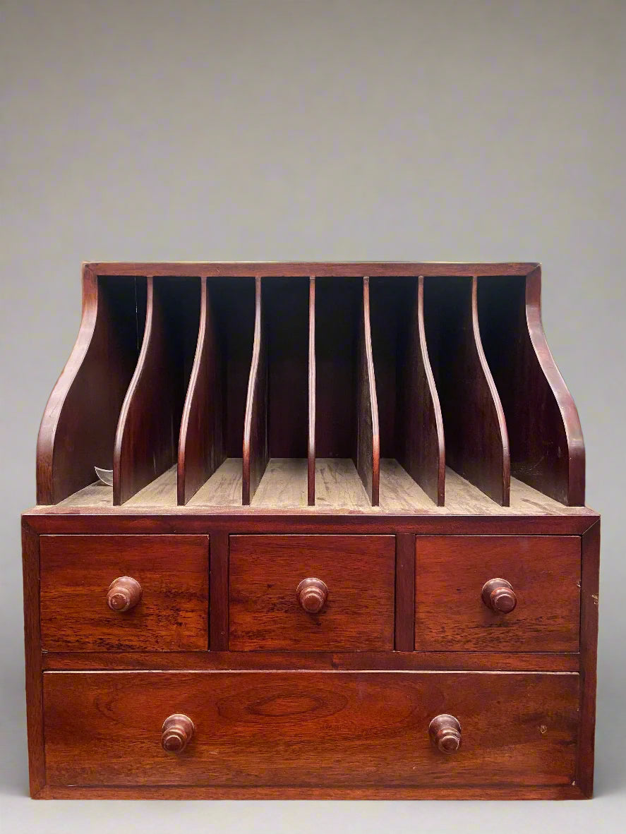 Large Four Drawer Desktop Unit – Ashwood Props