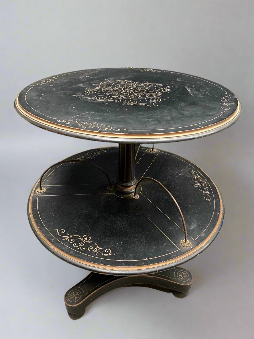 Two Tier Round Display Table – Ashwood Props