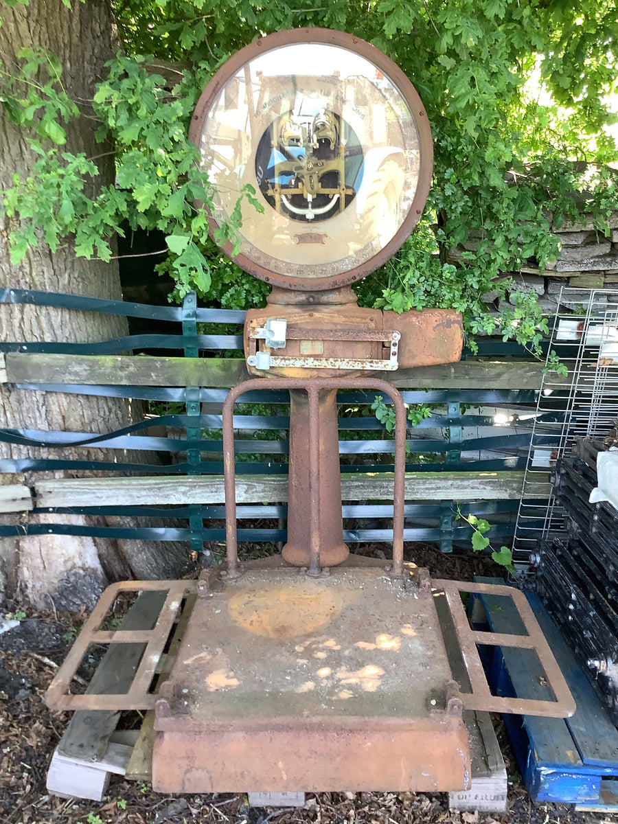 Antique Metal Platform Scales – Ashwood Props